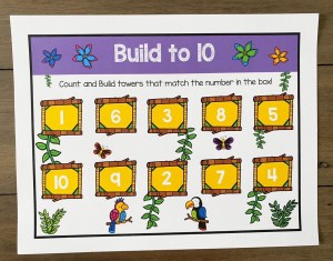 Pre-K/Kindergarten Math Take Home Bags/Math Centers – First Grade Lodge